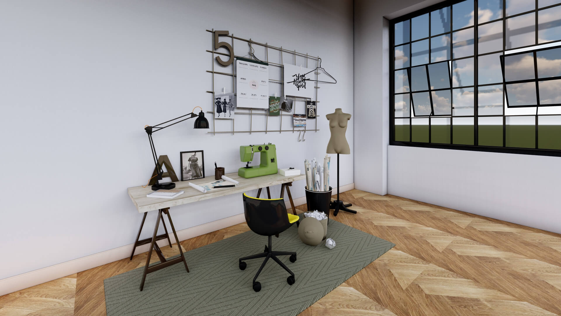 Fashion Designer Studio - 3D Model by AlphaGroup