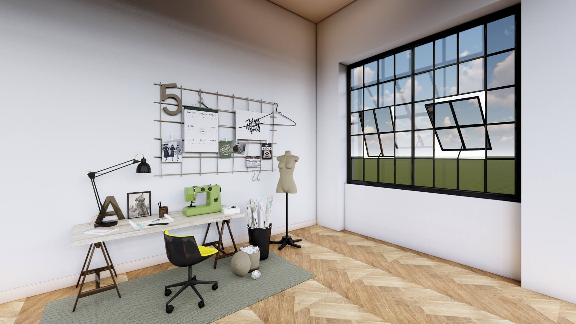 Fashion Designer Studio - 3D Model by AlphaGroup