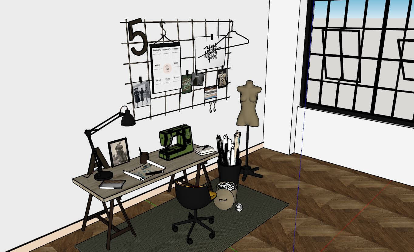 Fashion Designer Studio - 3D Model by AlphaGroup