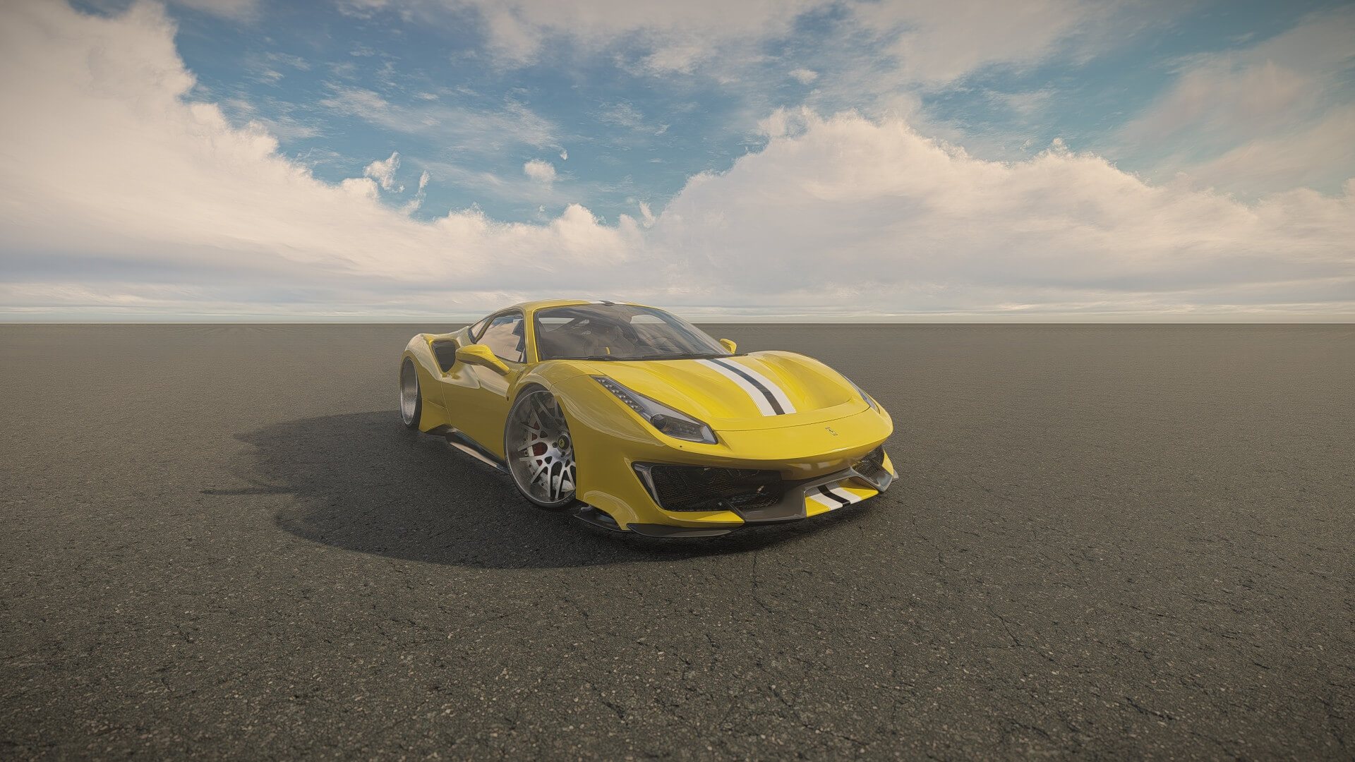 Ferrari 488 Pista - 3D Model by AlphaGroup