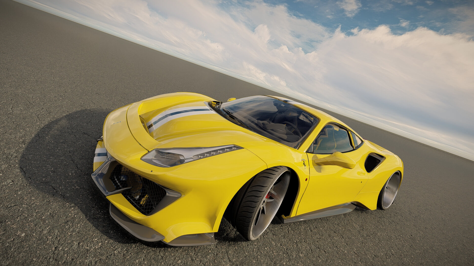 Ferrari 488 Pista - 3D Model by AlphaGroup