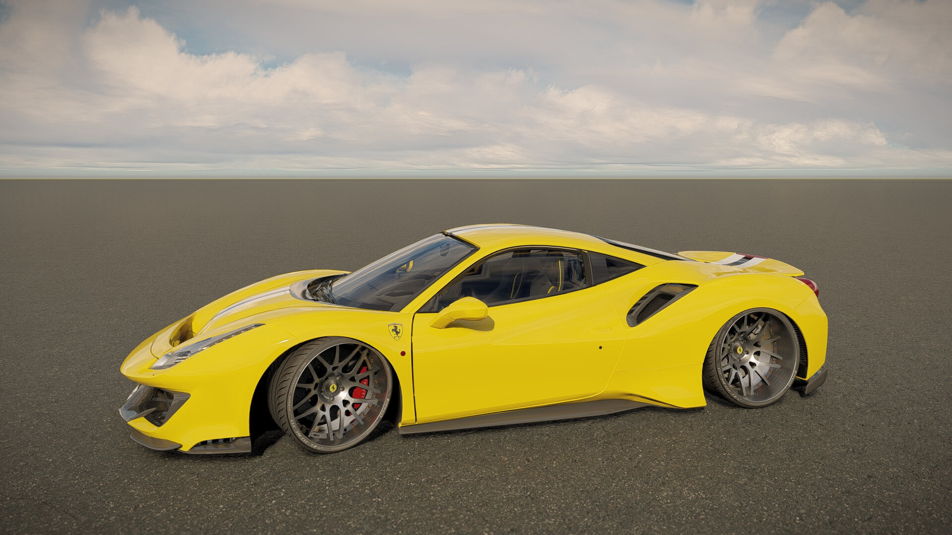 Ferrari 488 Pista - 3D Model by AlphaGroup