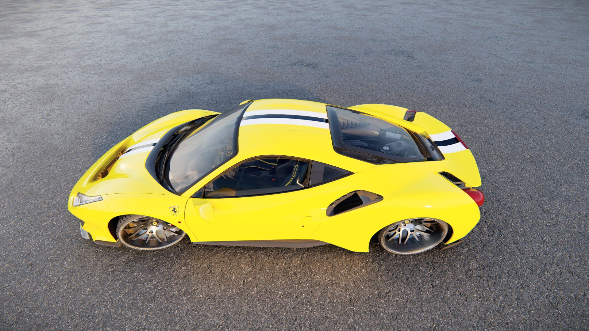 Ferrari 488 Pista - 3D Model by AlphaGroup