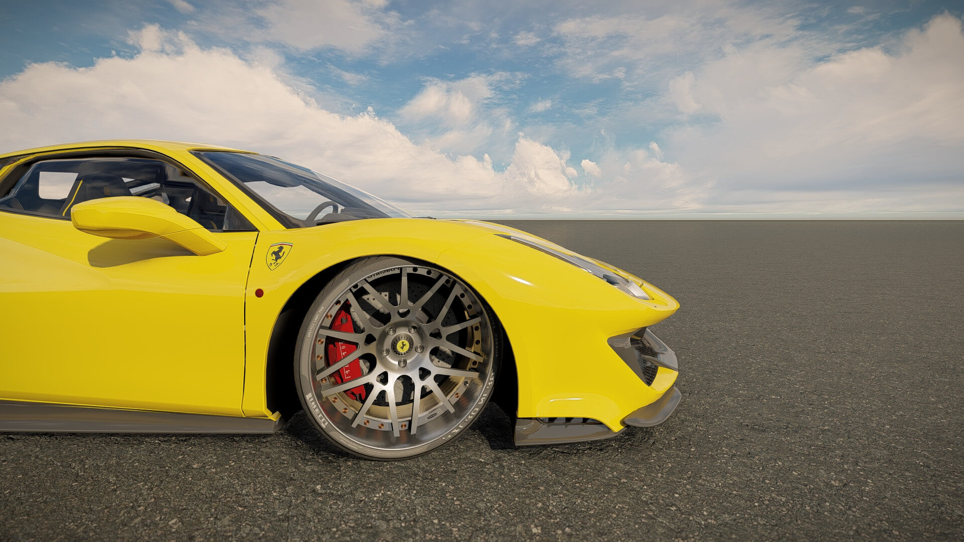 Ferrari 488 Pista - 3D Model by AlphaGroup