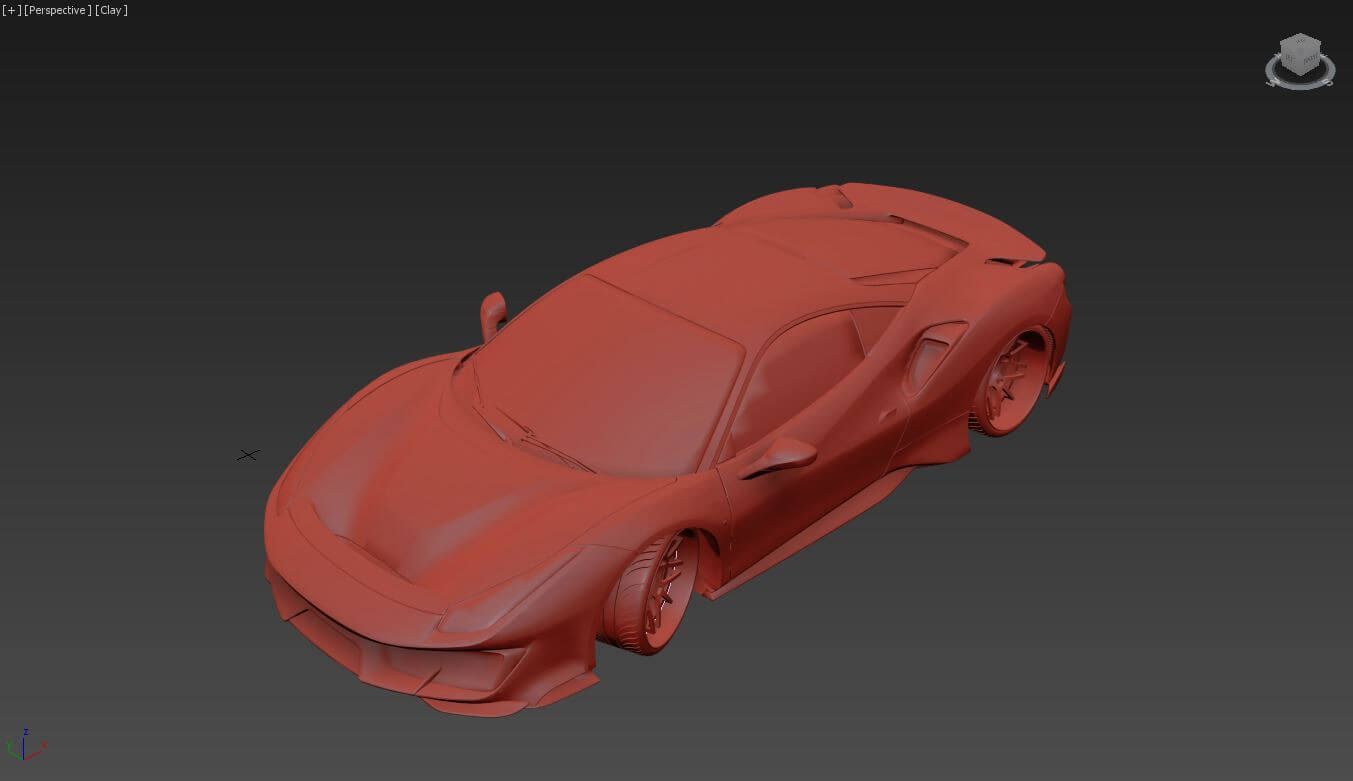 Ferrari 488 Pista - 3D Model by AlphaGroup