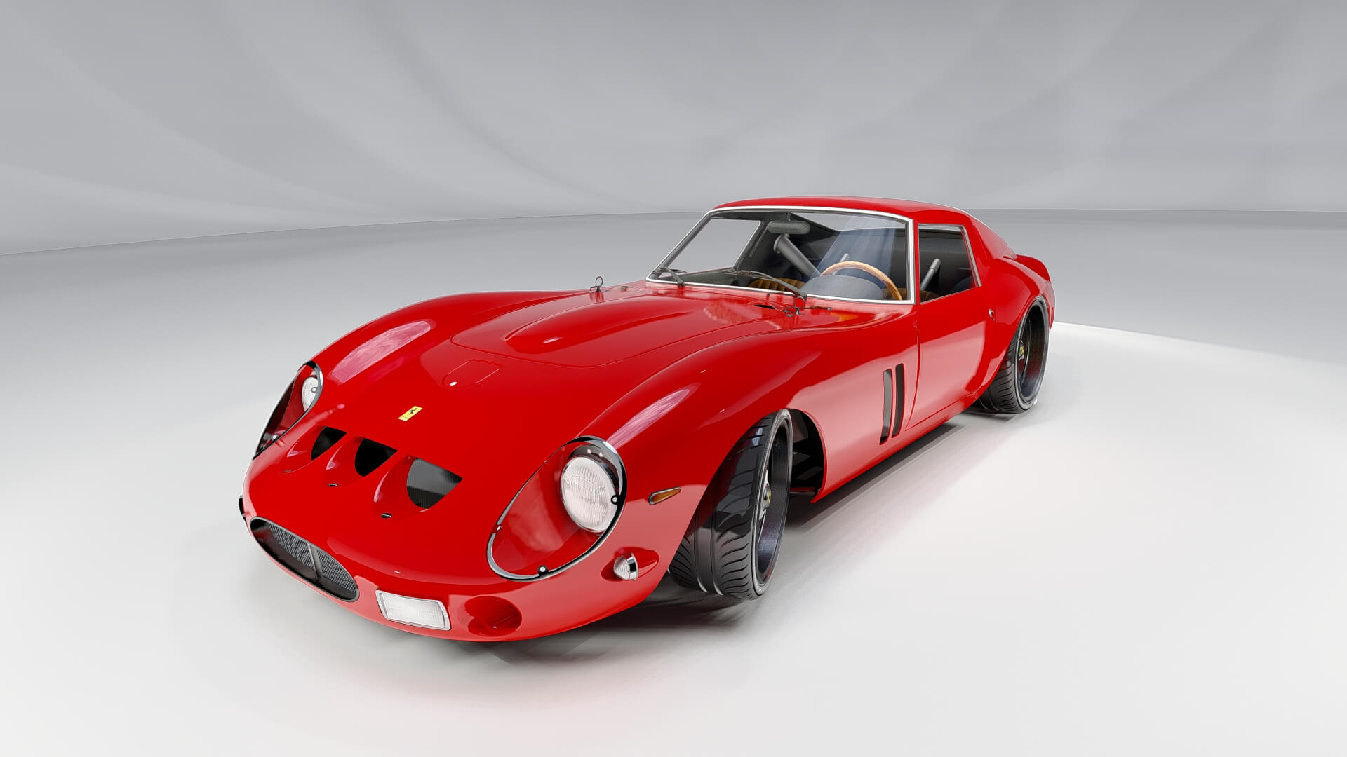 Ferrari 250 GTO With Interior - 3D Model by AlphaGroup
