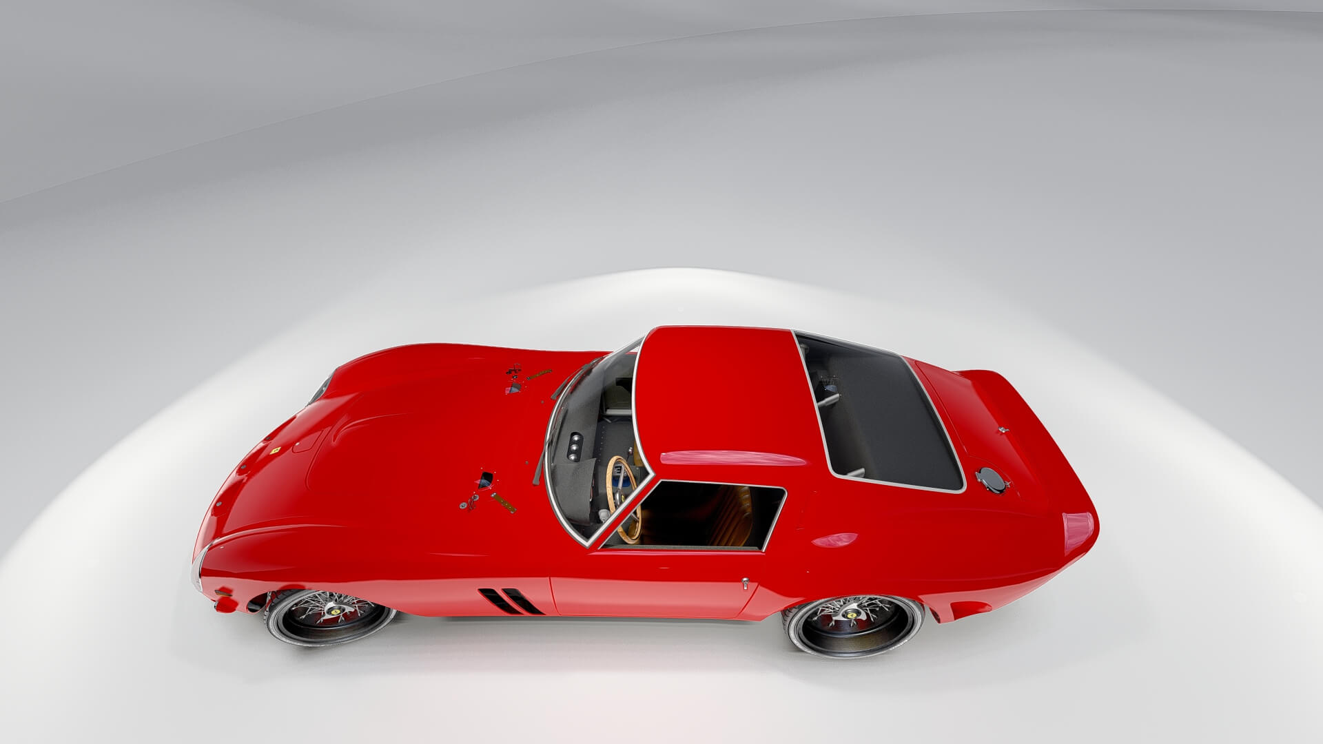 Ferrari 250 GTO With Interior - 3D Model by AlphaGroup