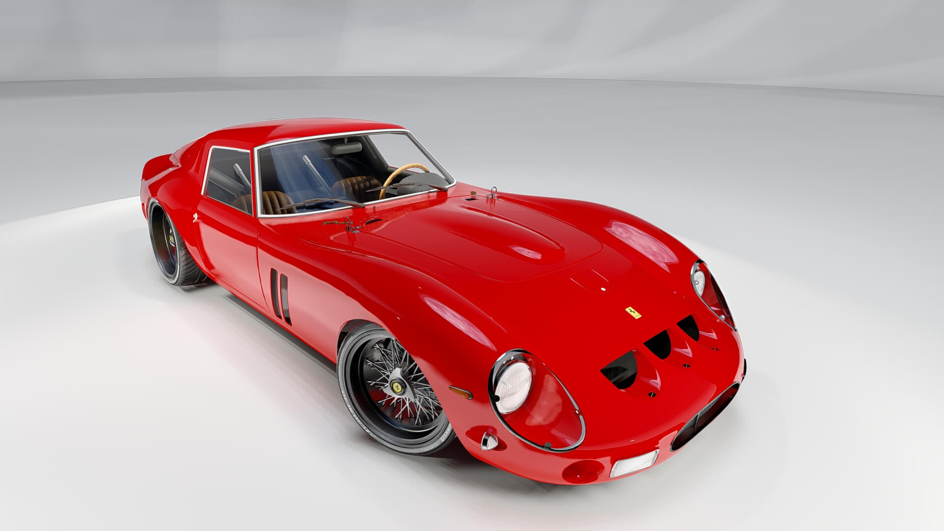 Ferrari 250 GTO With Interior - 3D Model by AlphaGroup