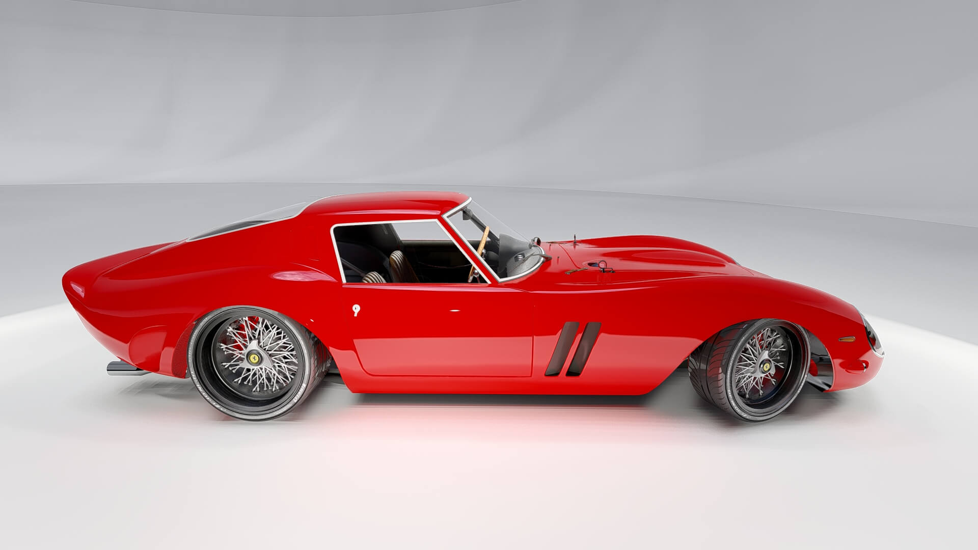 Ferrari 250 GTO With Interior - 3D Model by AlphaGroup