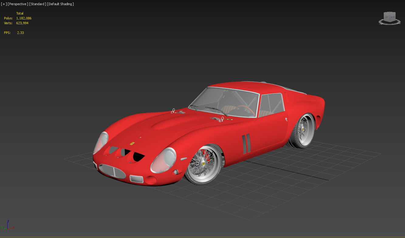 Ferrari 250 GTO With Interior - 3D Model by AlphaGroup