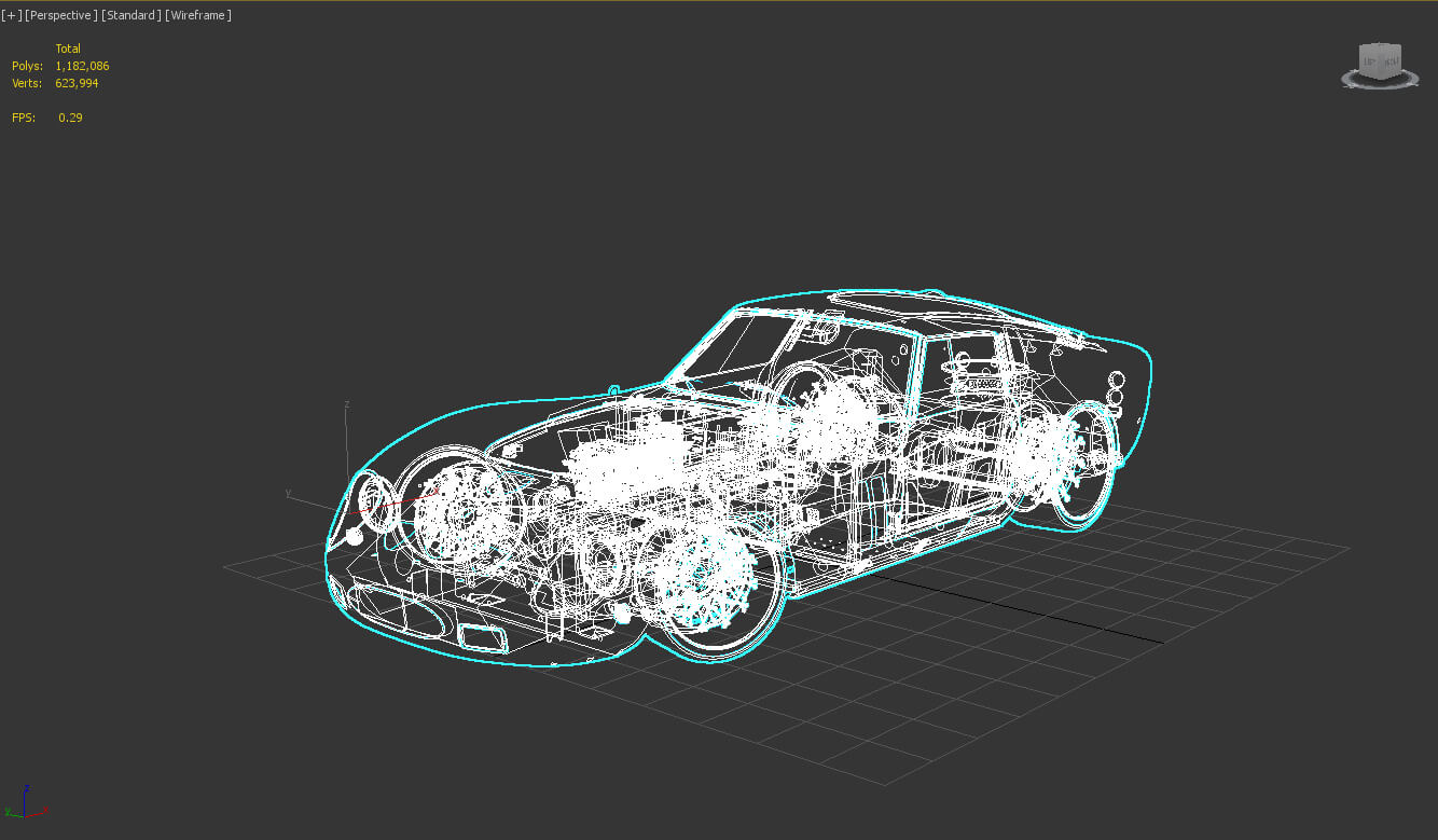 Ferrari 250 GTO With Interior - 3D Model by AlphaGroup