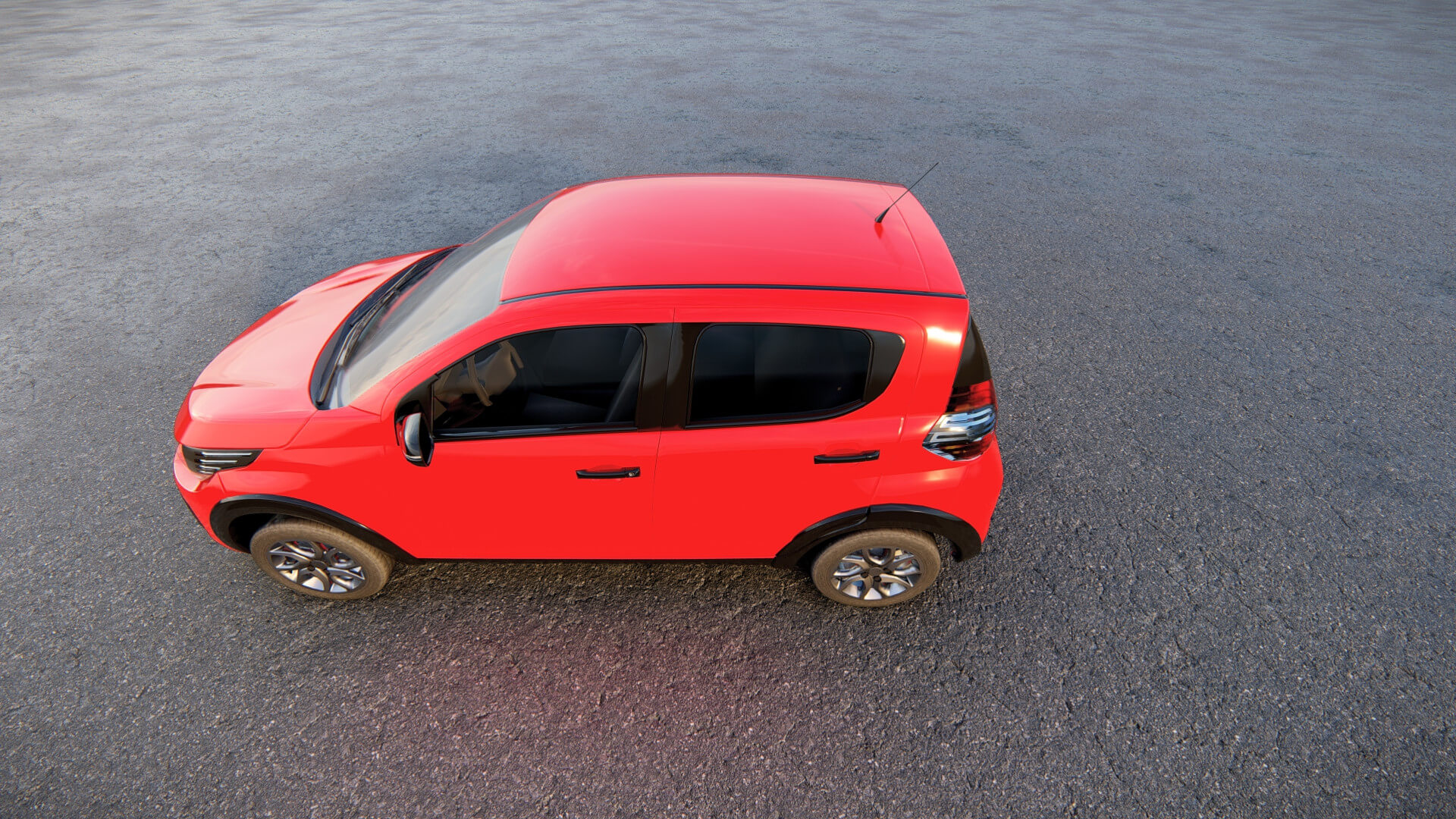 Fiat Mobi 2023 - 3D Model by AlphaGroup