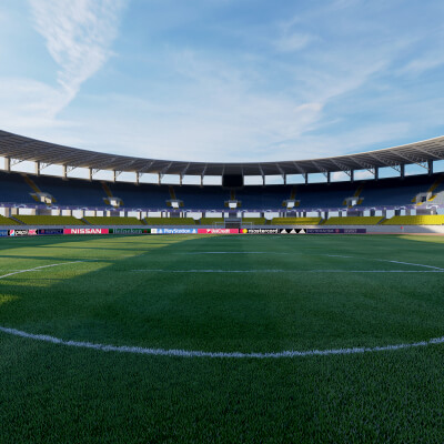 Football Stadium - 3D Model by AlphaGroup