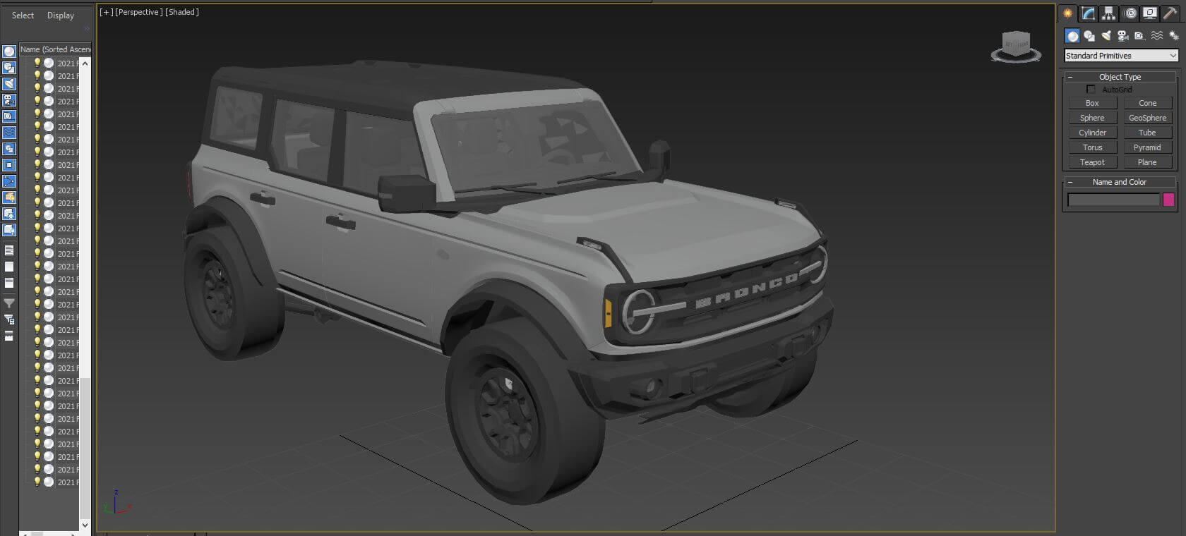 Ford Bronco 2021 - 3D Model by AlphaGroup