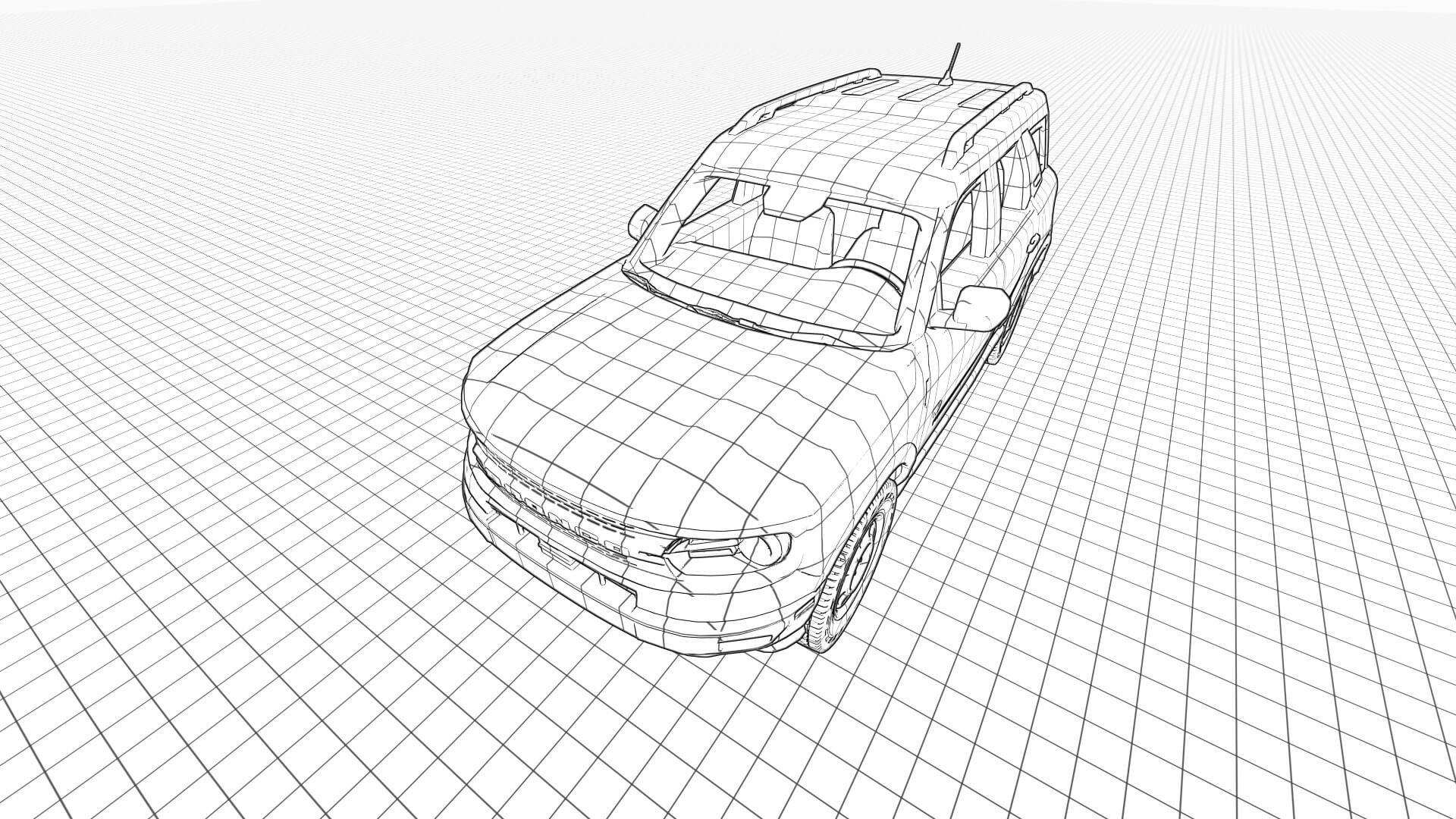 Ford Bronco 2023 - 3D Model by AlphaGroup