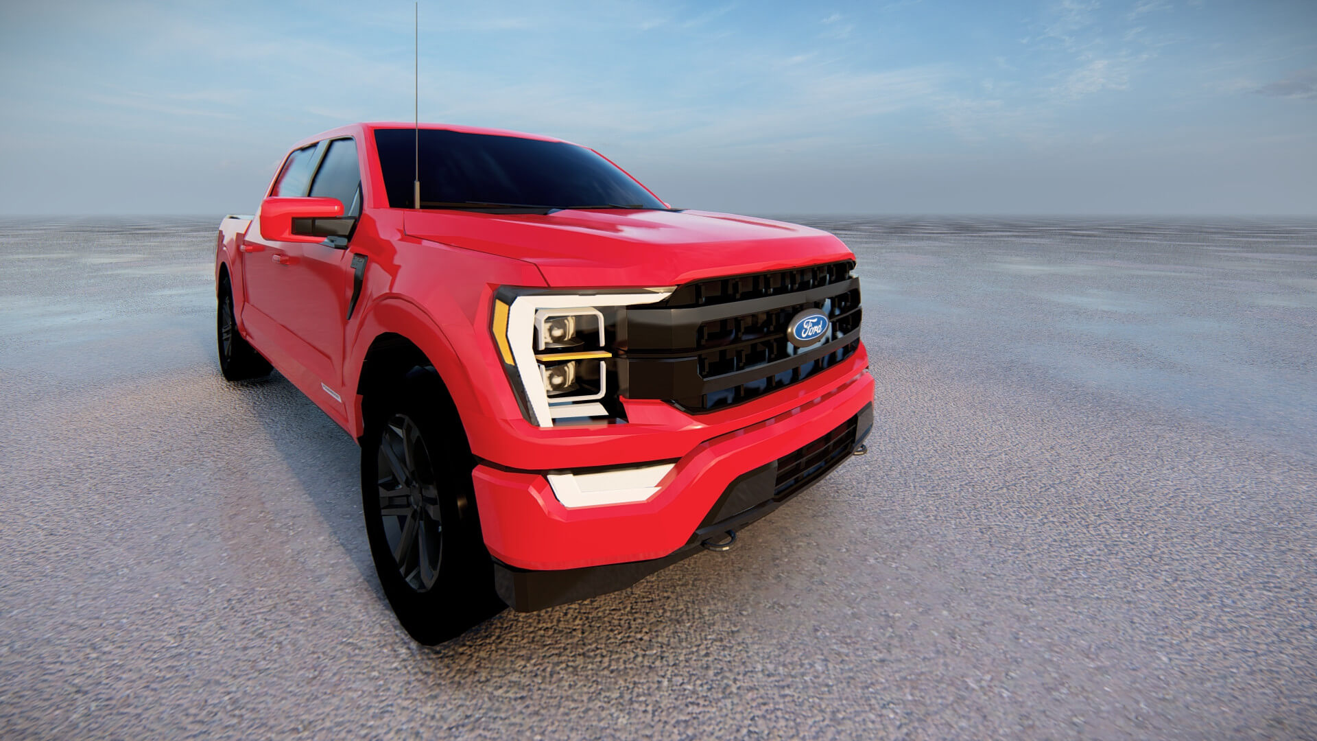 Ford F-150 2022 3D Model by AlphaGroup