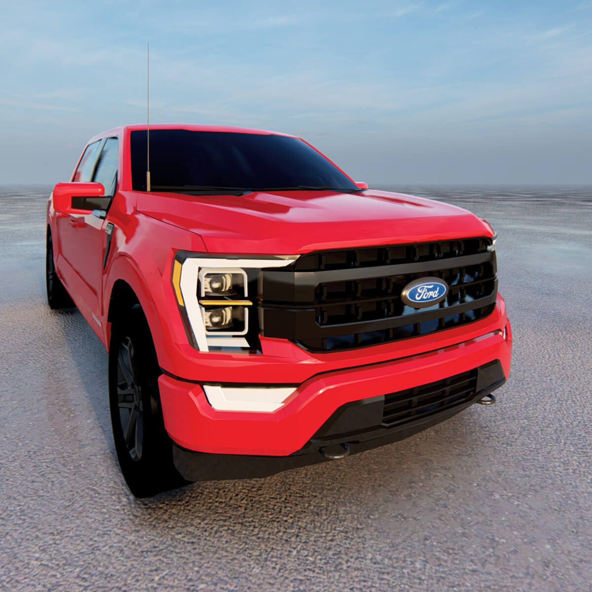 Ford F-150 2022 3D Model by AlphaGroup