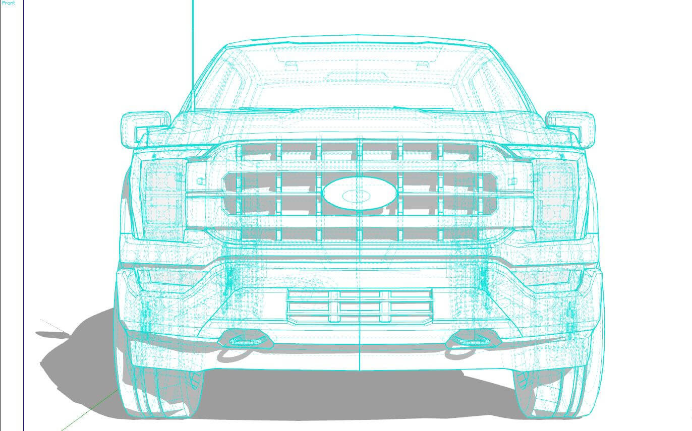 Ford F-150 2022 3D Model by AlphaGroup
