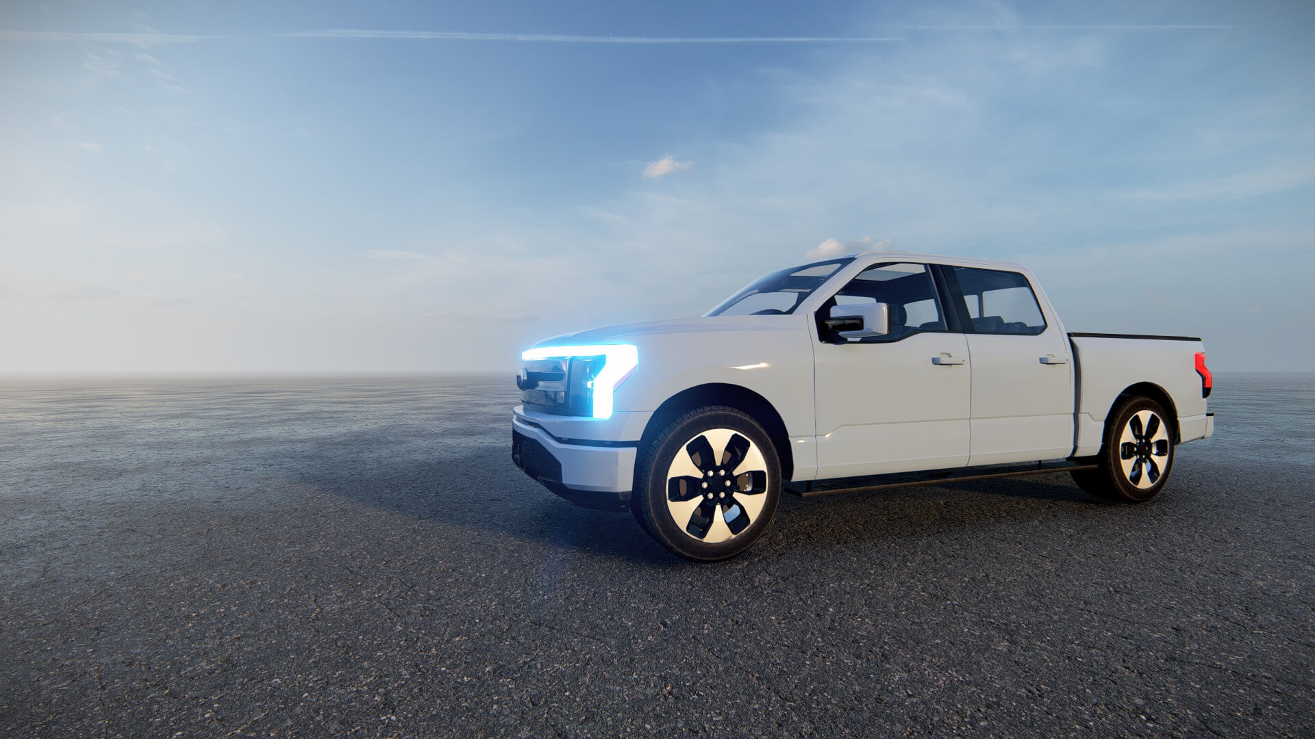 Ford F150 Lightning Platinum 2023 - 3D Model by AlphaGroup