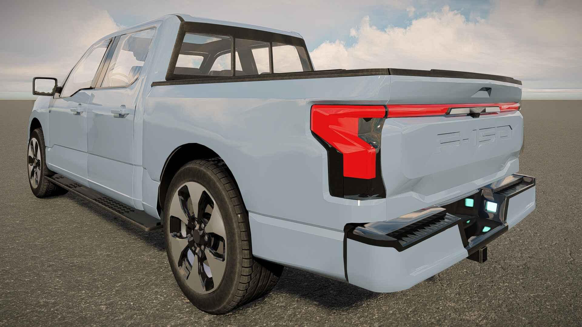 Ford F150 Lightning Platinum 2023 - 3D Model by AlphaGroup
