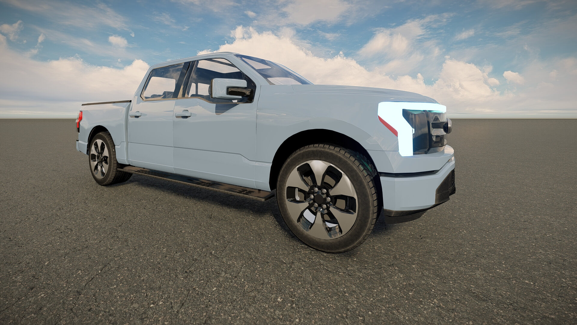 Ford F150 Lightning Platinum 2023 - 3D Model by AlphaGroup