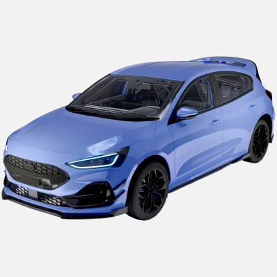Ford Focus 2025 - Modern Compact Hatchback 3D Model by AlphaGroup
