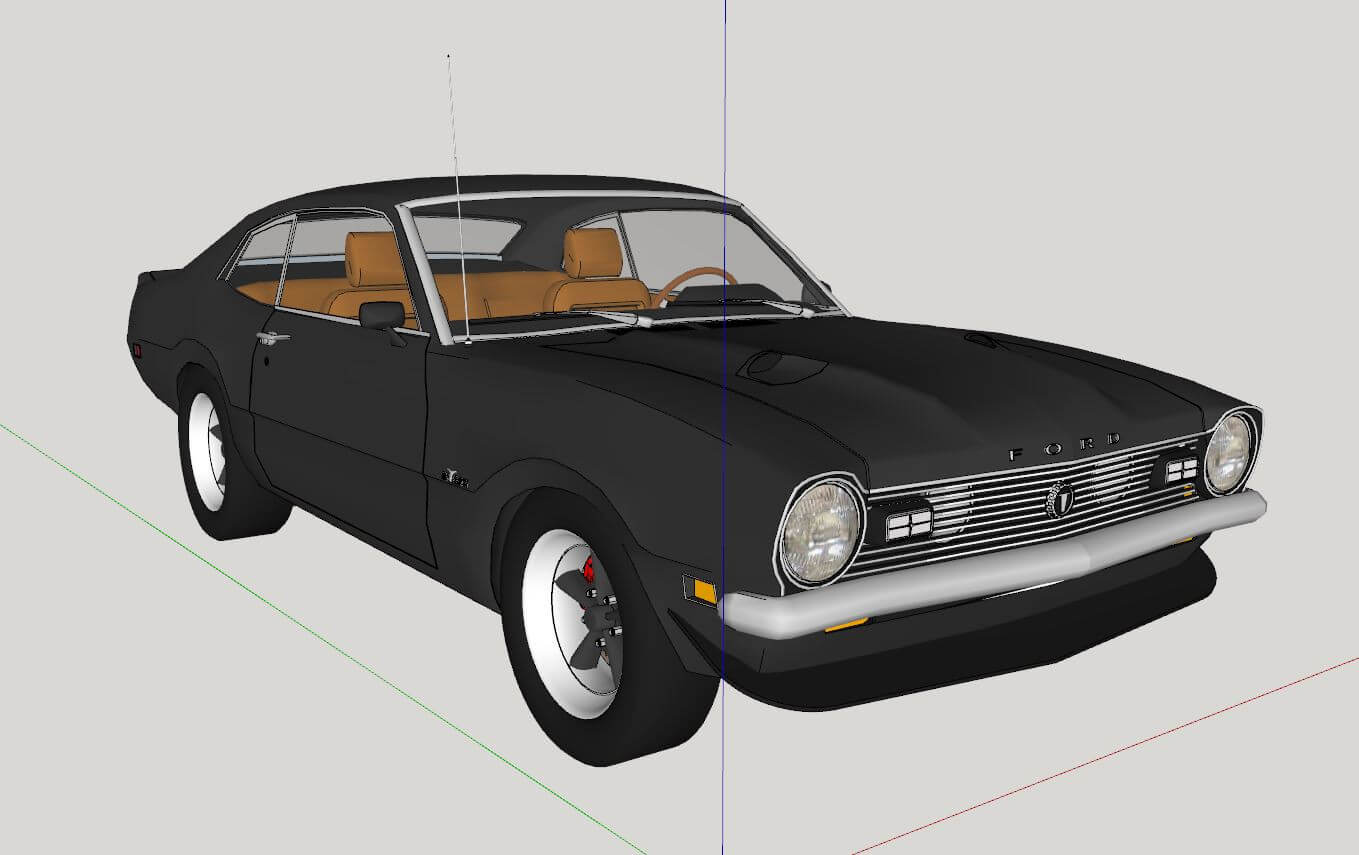 Ford Maverick 1970 - 3D Model by AlphaGroup