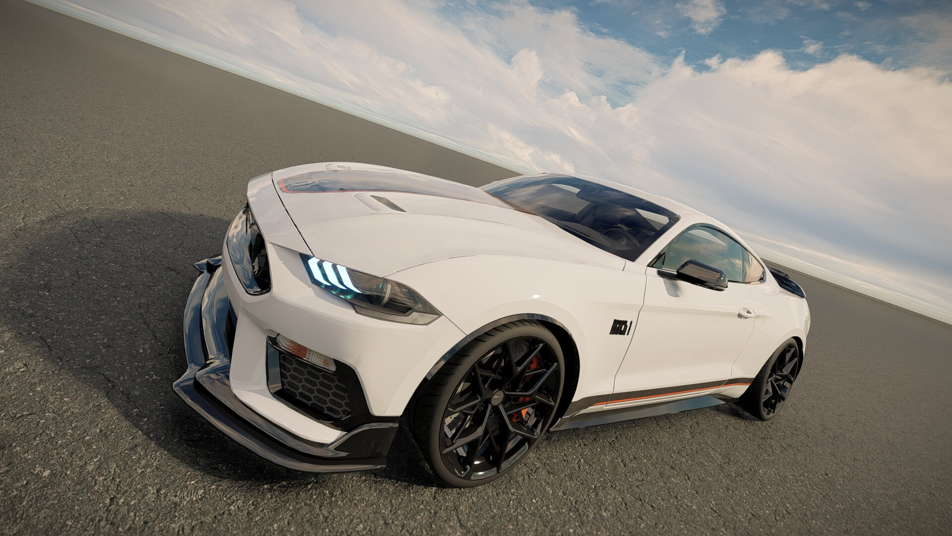 Ford Mustang Mach 1 2023 - 3D Model by AlphaGroup