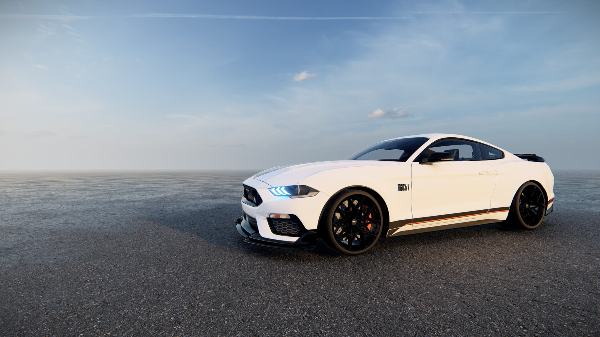 Ford Mustang Mach 1 2023 - 3D Model by AlphaGroup