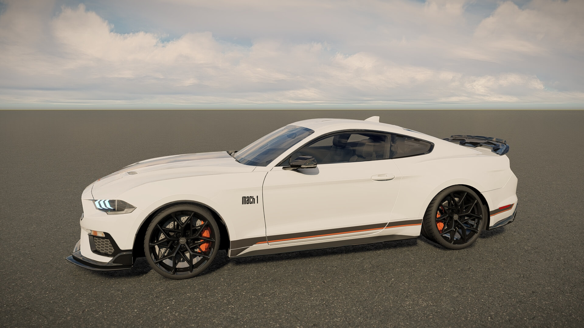 Ford Mustang Mach 1 2023 - 3D Model by AlphaGroup