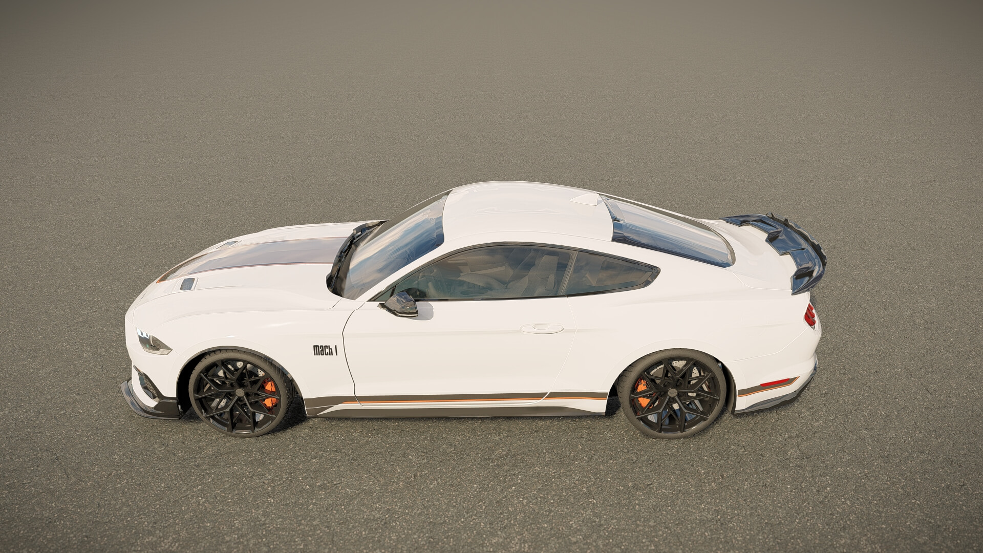 Ford Mustang Mach 1 2023 - 3D Model by AlphaGroup