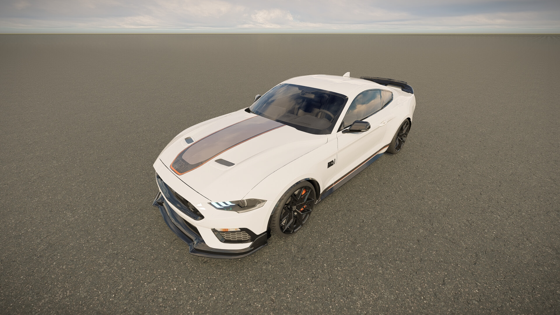 Ford Mustang Mach 1 2023 - 3D Model by AlphaGroup