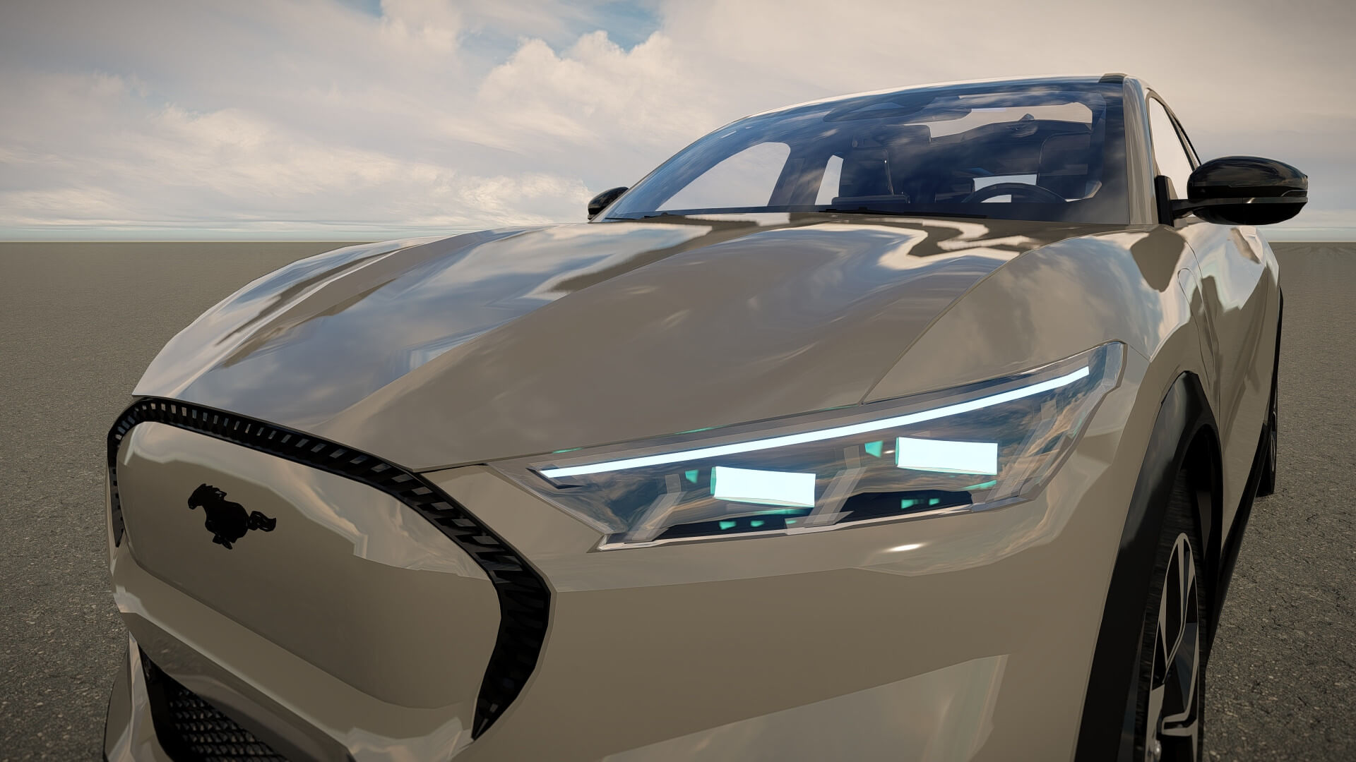 Ford Mustang Mach E 2023 - 3D Model by AlphaGroup