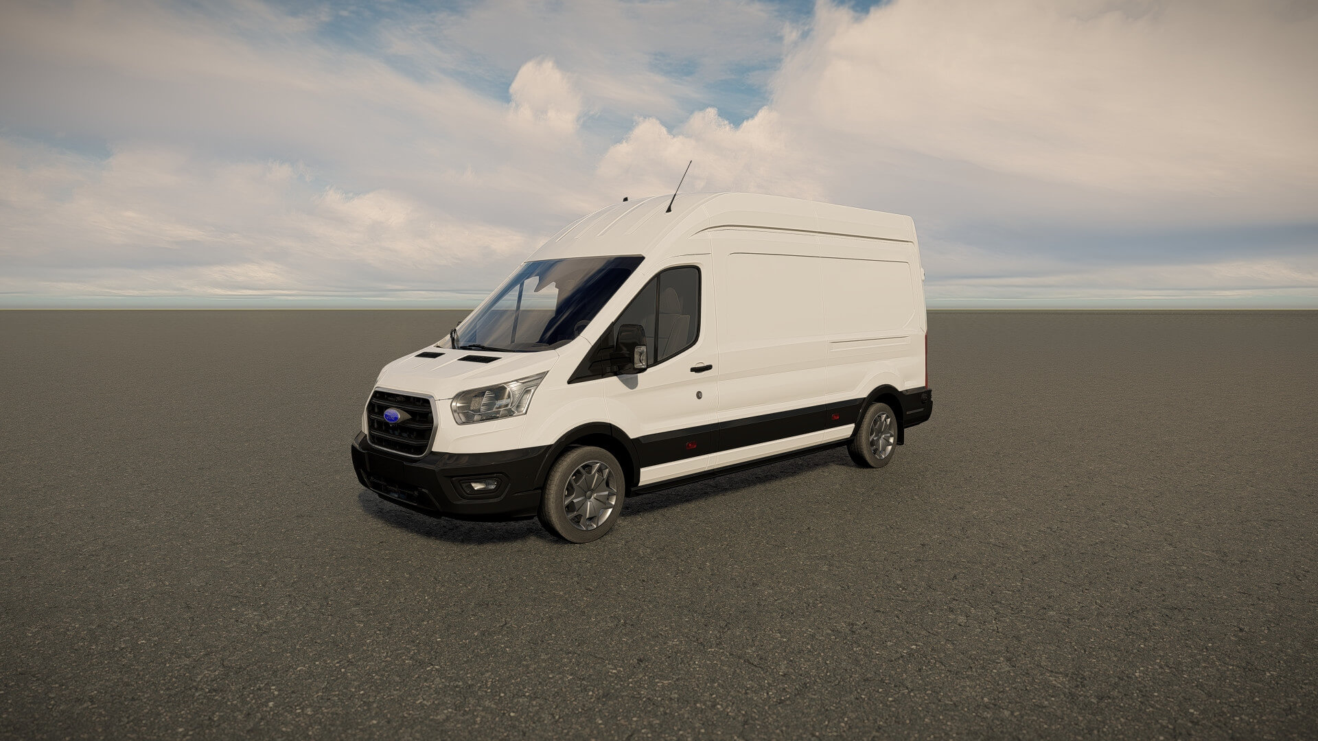 Ford Transit 2023 - 3D Model by AlphaGroup