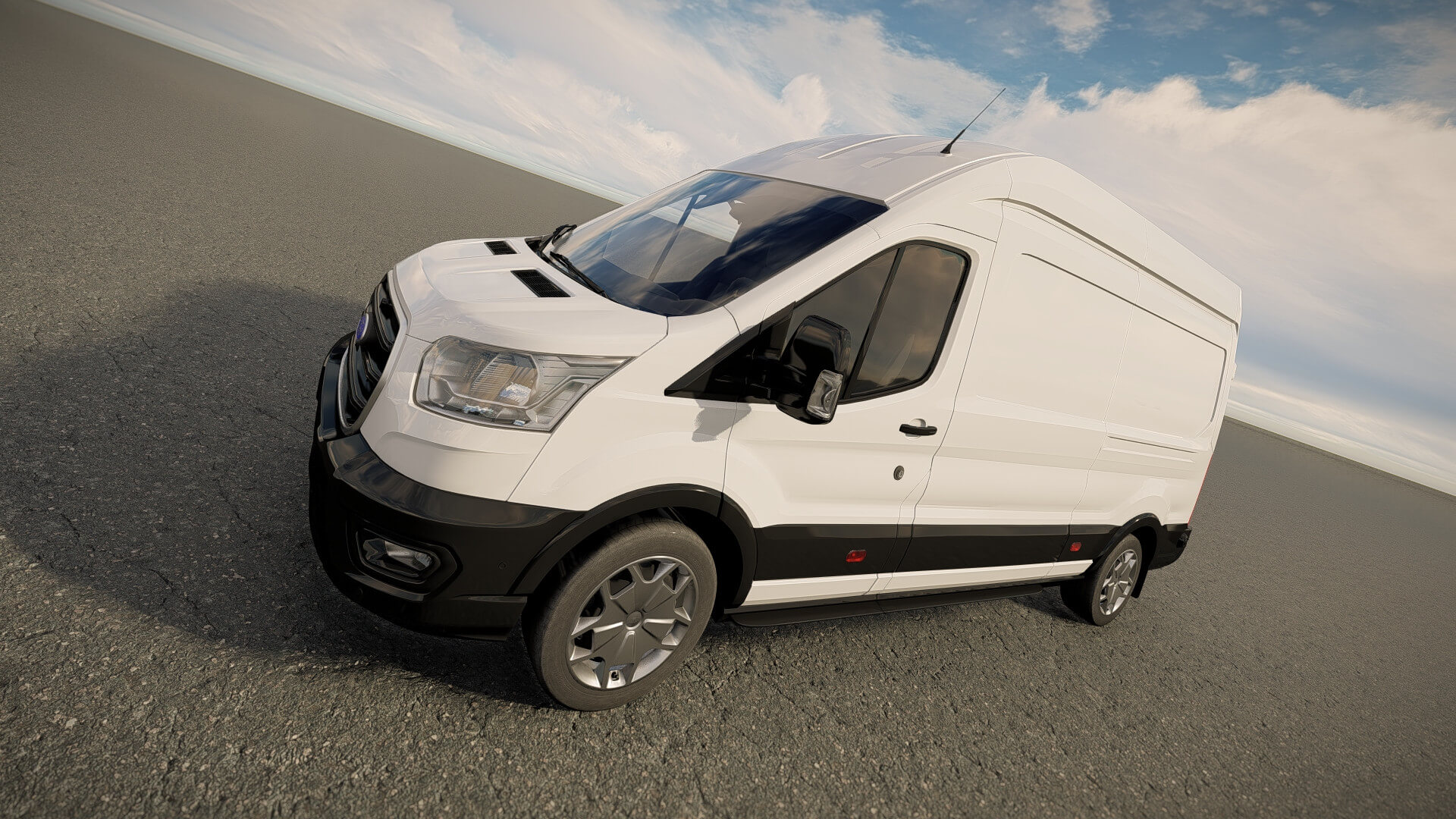 Ford Transit 2023 - 3D Model by AlphaGroup