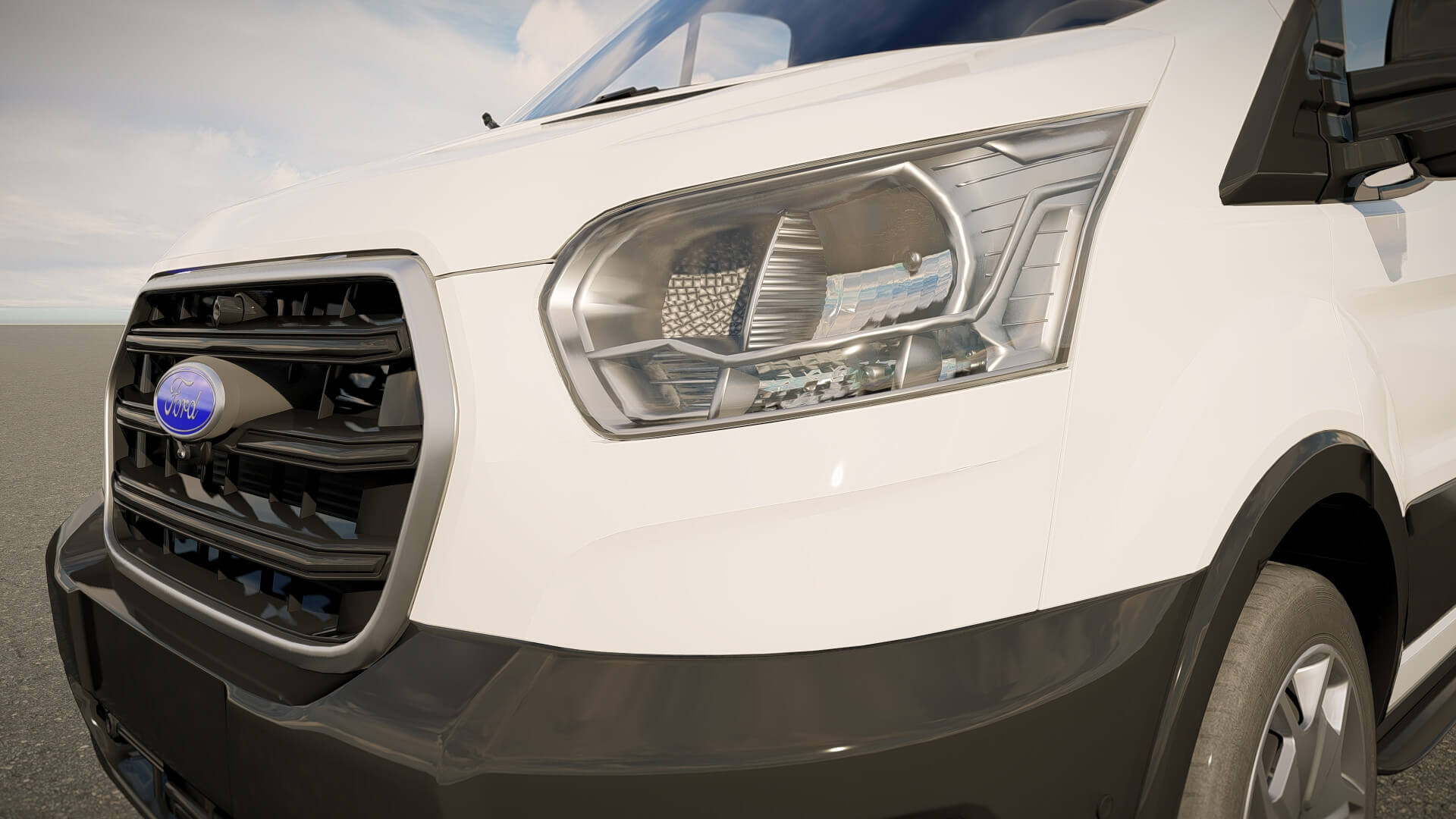 Ford Transit 2023 - 3D Model by AlphaGroup