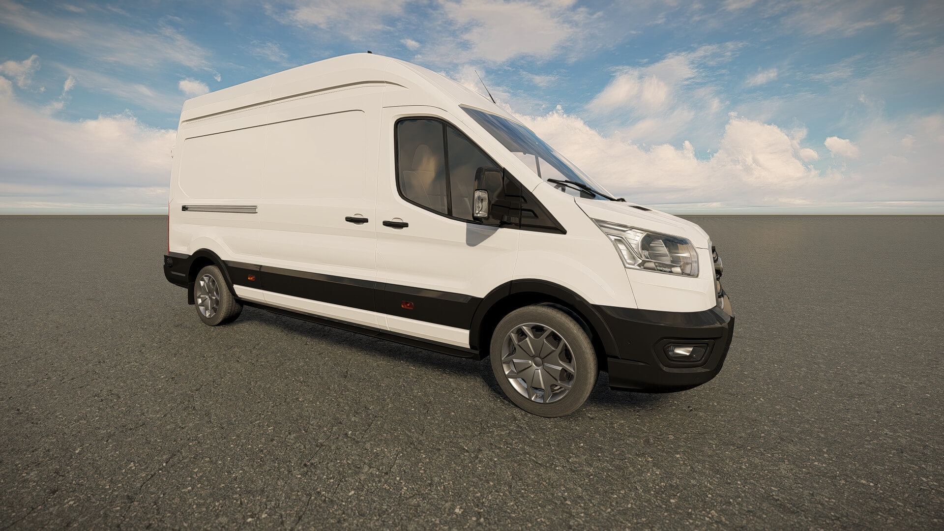 Ford Transit 2023 - 3D Model by AlphaGroup