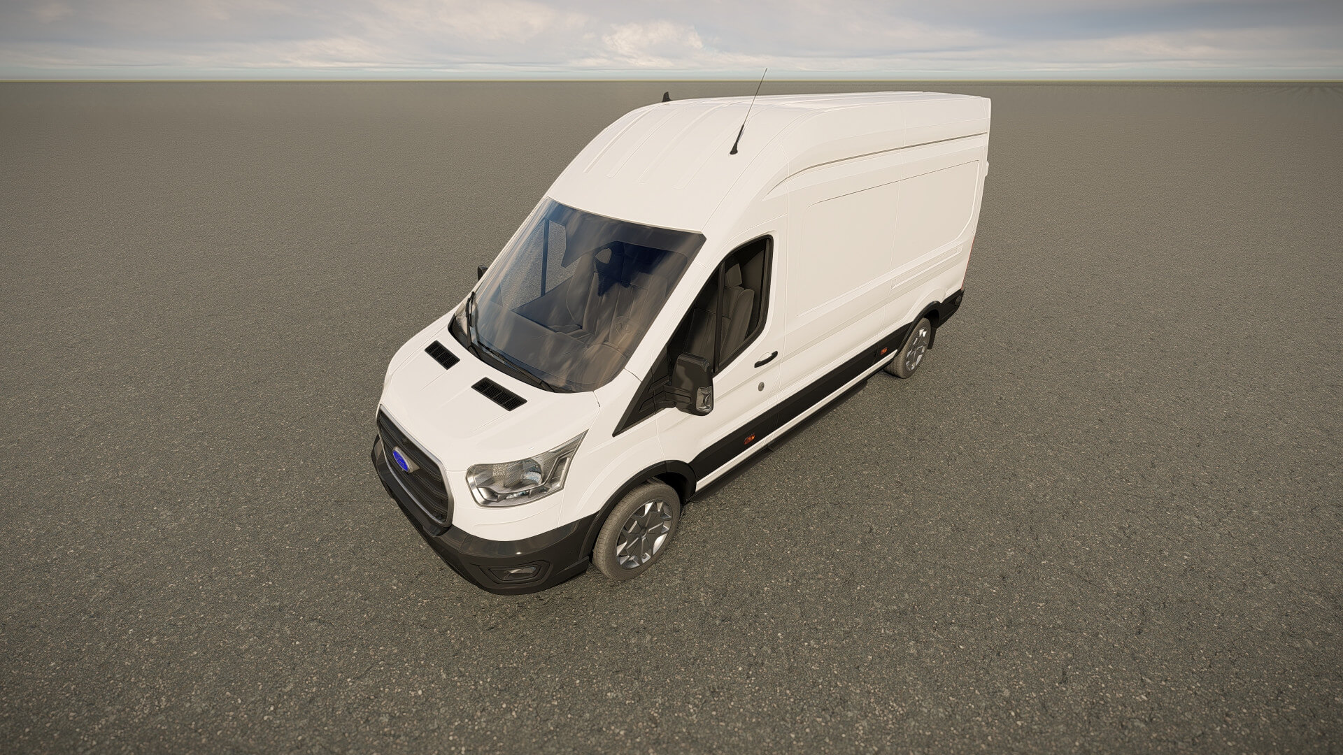 Ford Transit 2023 - 3D Model by AlphaGroup