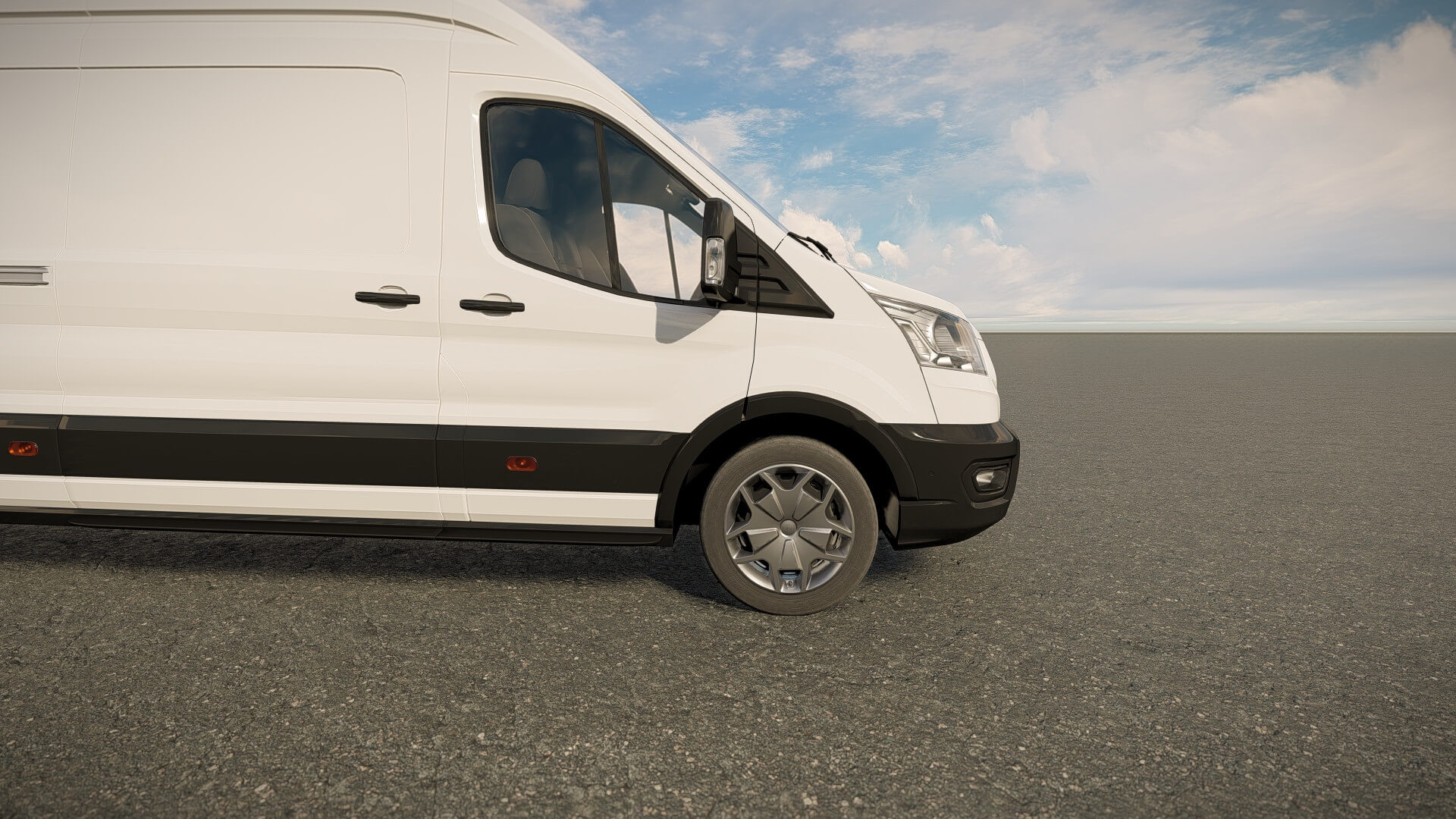 Ford Transit 2023 - 3D Model by AlphaGroup