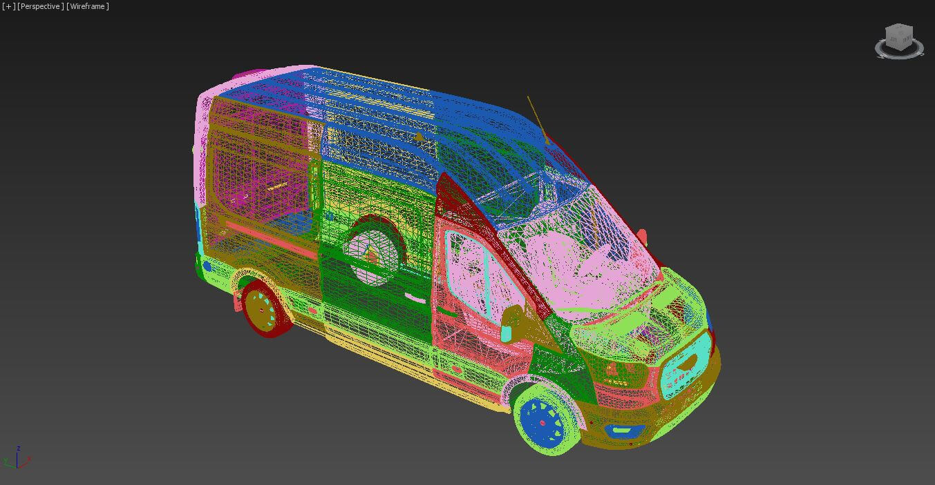Ford Transit 2023 - 3D Model by AlphaGroup