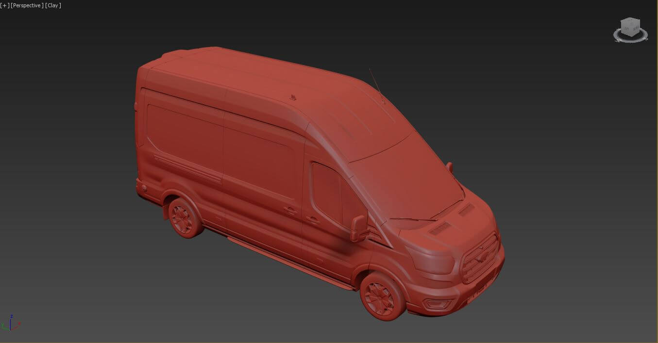 Ford Transit 2023 - 3D Model by AlphaGroup