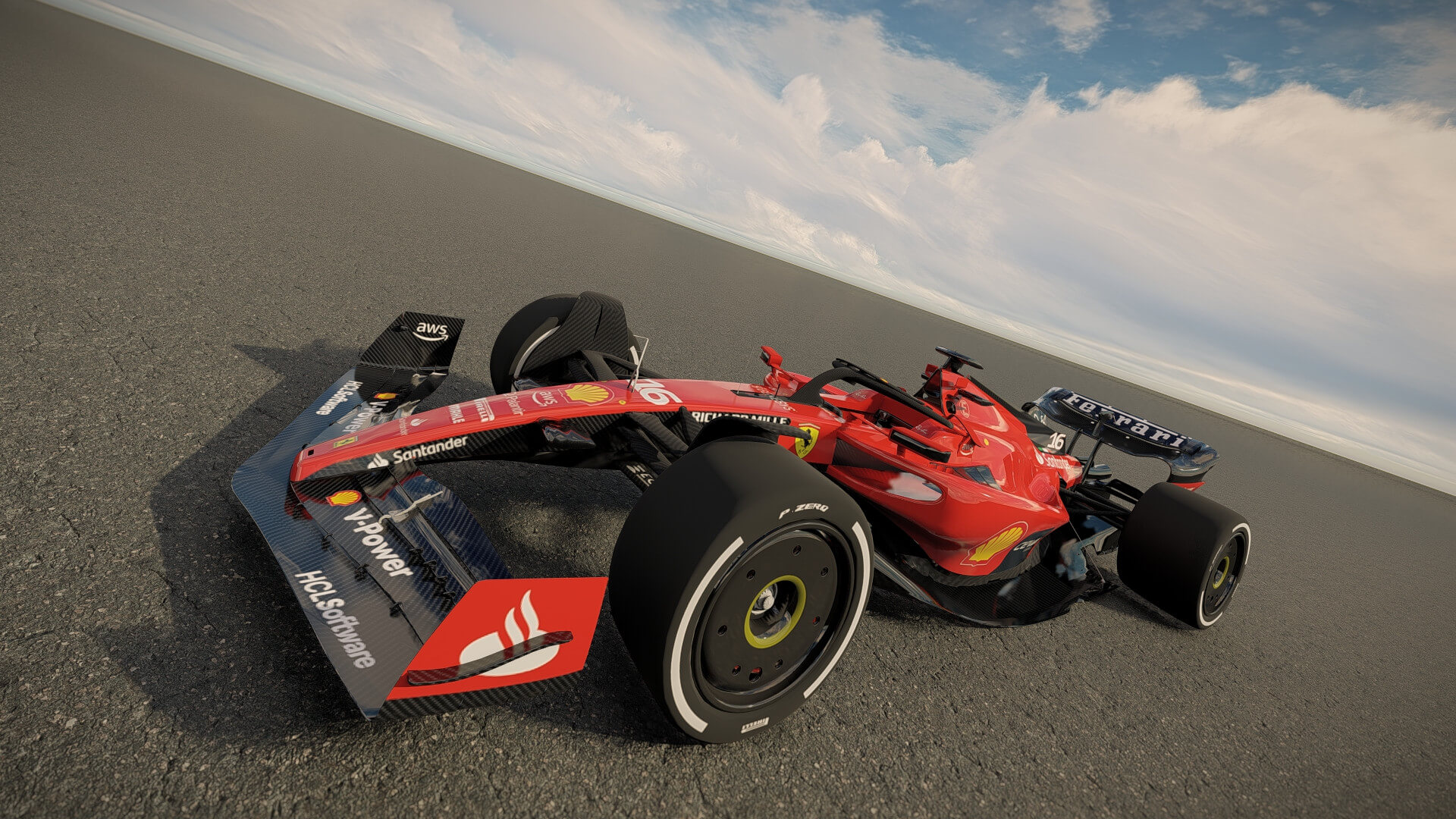 F1 Ferrari SF23 2023 - 3D Model by AlphaGroup