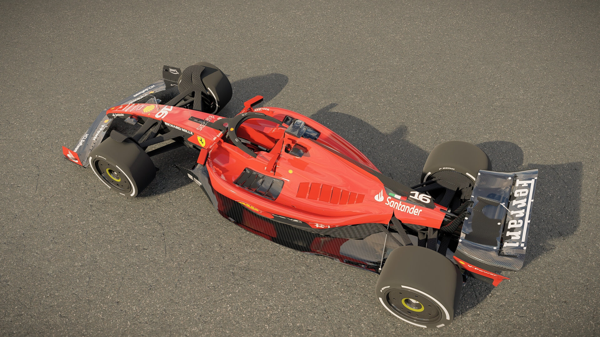 F1 Ferrari SF23 2023 - 3D Model by AlphaGroup