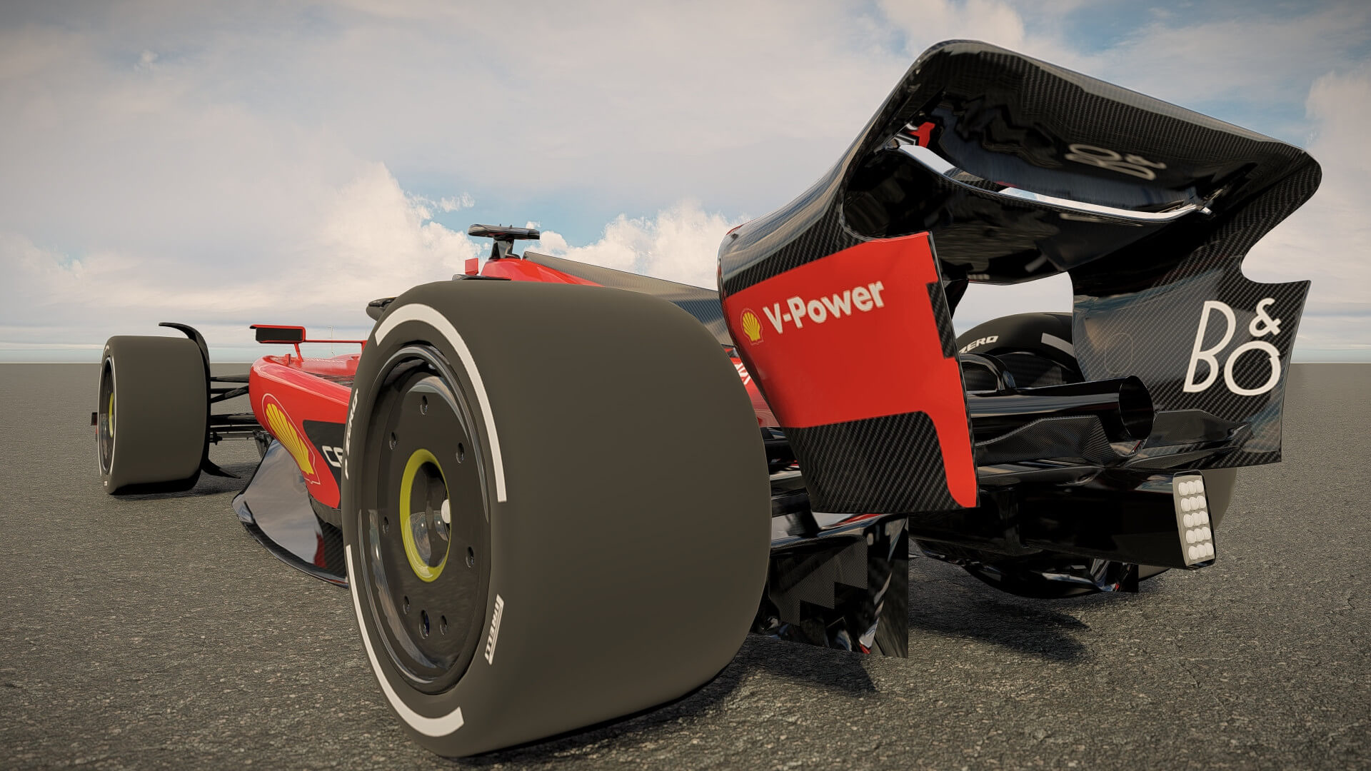 F1 Ferrari SF23 2023 - 3D Model by AlphaGroup