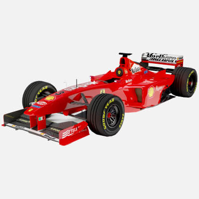 Ferrari Formula 1 F300 1998 - 3D Model by AlphaGroup
