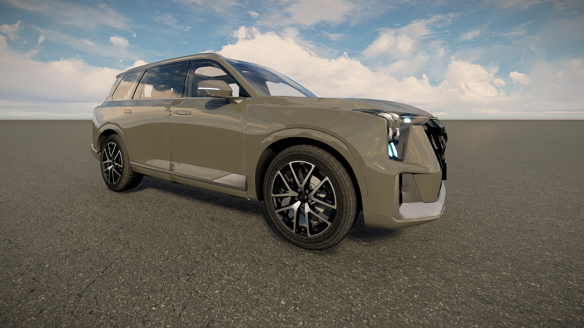 GAC Trumpchi GS8 Hybrid 2022 - 3D Model by AlphaGroup