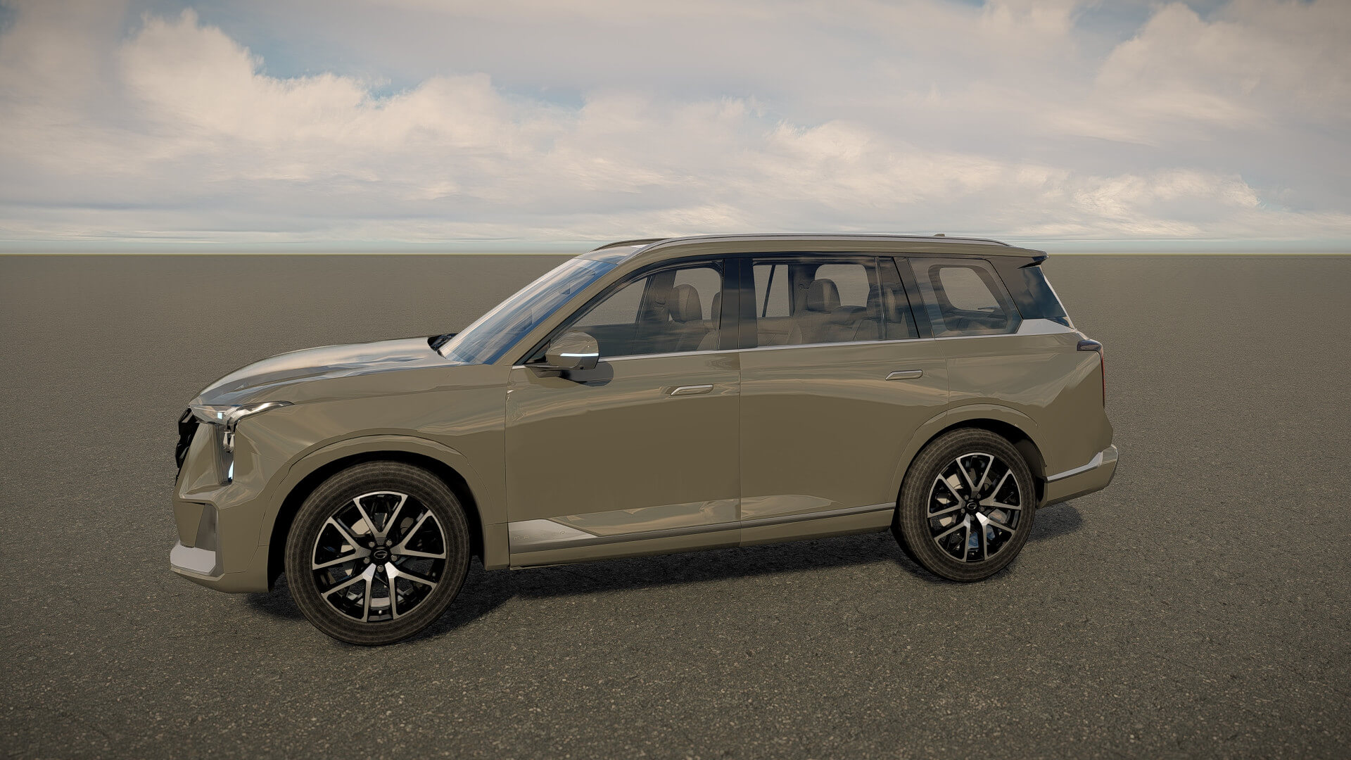 GAC Trumpchi GS8 Hybrid 2022 - 3D Model by AlphaGroup