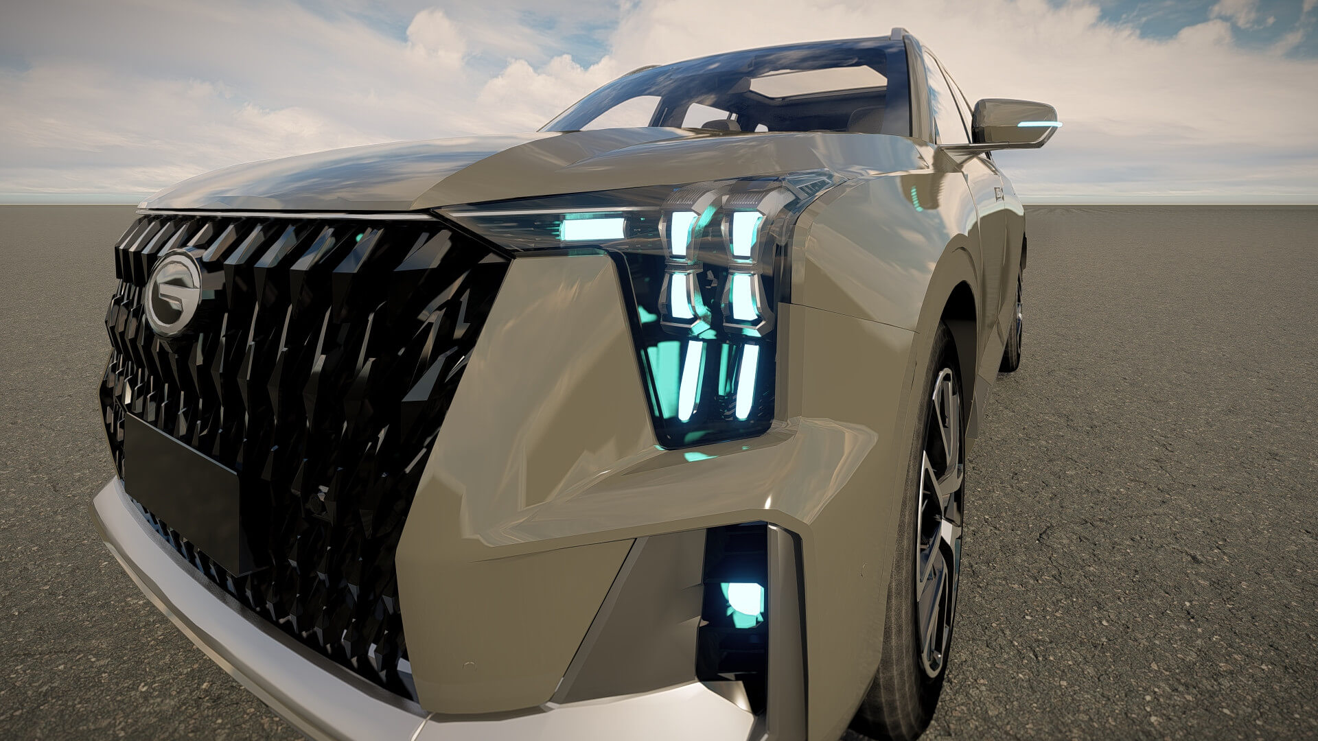 GAC Trumpchi GS8 Hybrid 2022 - 3D Model by AlphaGroup