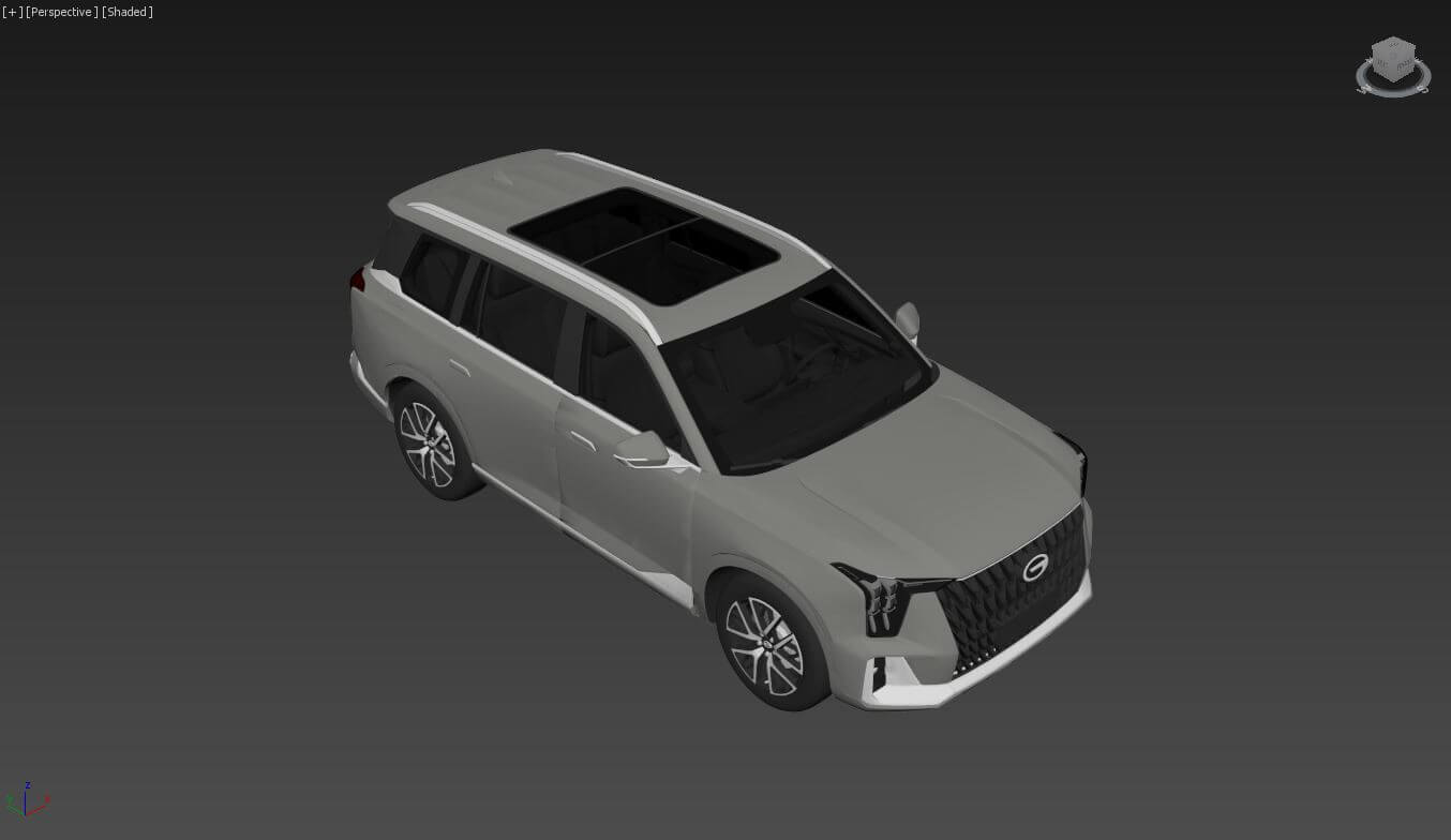 GAC Trumpchi GS8 Hybrid 2022 - 3D Model by AlphaGroup