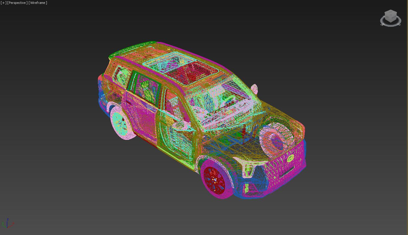 GAC Trumpchi GS8 Hybrid 2022 - 3D Model by AlphaGroup